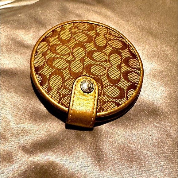 Coach | Accessories | Coach Round Double Mirror Compact | Poshmark